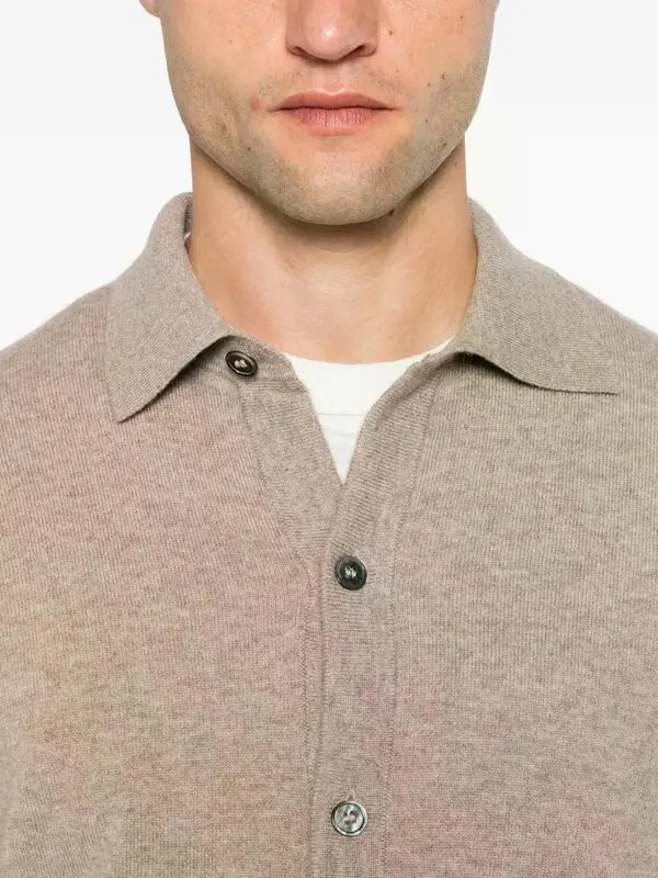 ÉPHÉMÈRE Button-up Collared Cardigan