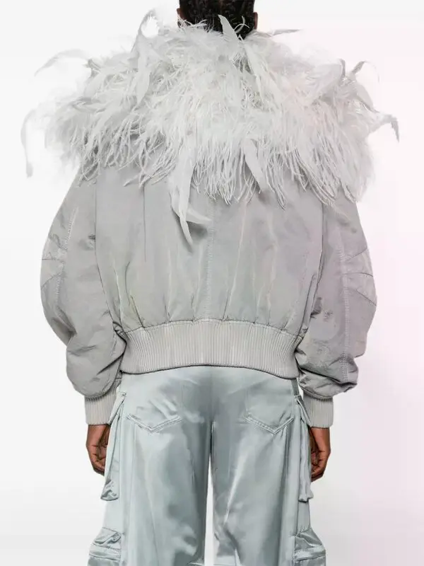 Attico Superattico10 Feather Bomber Jacket