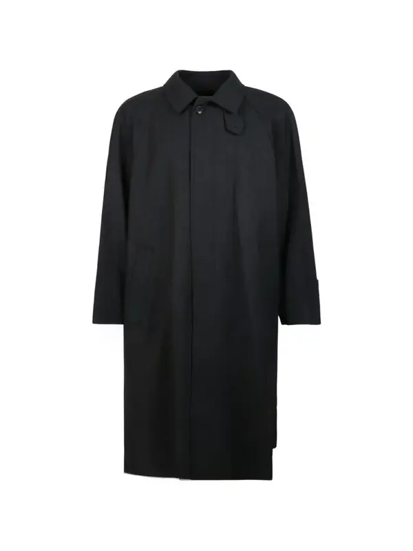 DUNST Mac Single-breasted Wool Coat - Grey