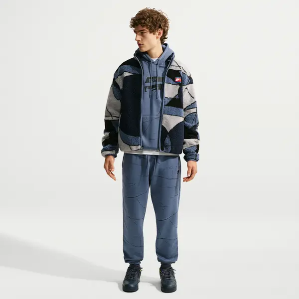 Nike Club Fleece Cuffed Pants - Blue