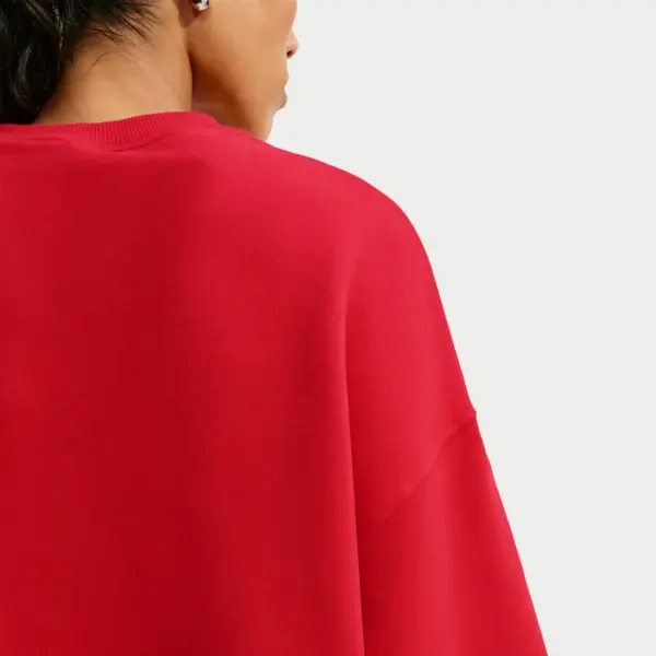 Nike Studio Fleece Weight Oversized Cropped Crew