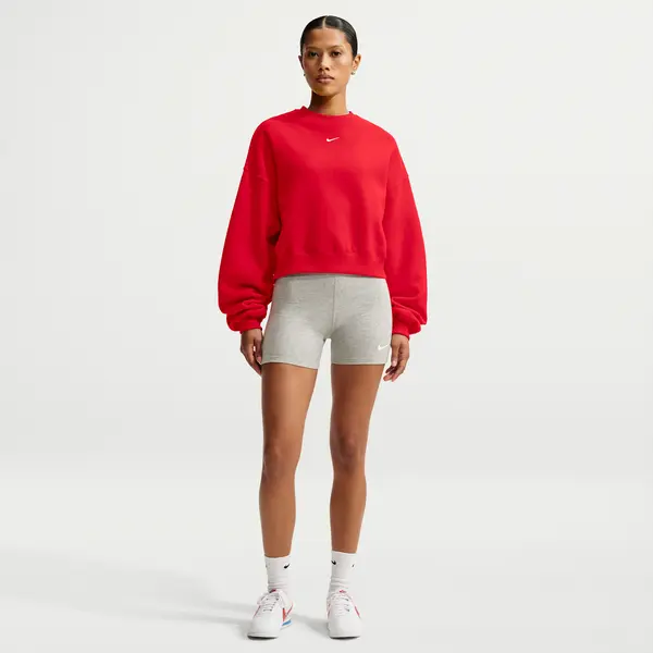 Nike Studio Fleece Weight Oversized Cropped Crew