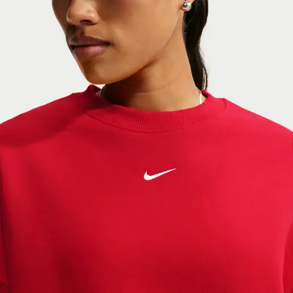 Nike Studio Fleece Weight Oversized Cropped Crew