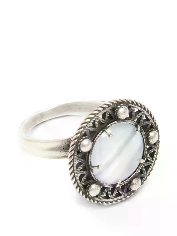ANN DEMEULEMEESTER Grained Cabochon Ring
