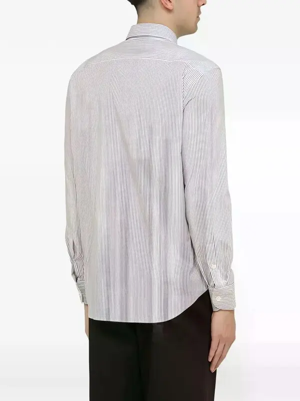 PT TORINO Striped Long-sleeve Shirt
