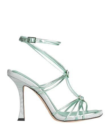 JIMMY CHOO Sandals Turquoise Size Leather