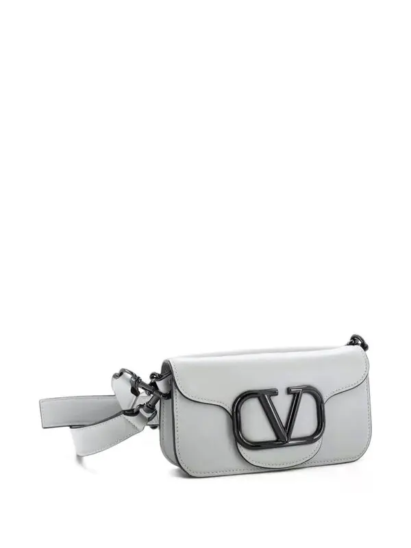 Valentino Garavani Vlogo Loco Flap Leather Small Shoulder Bag