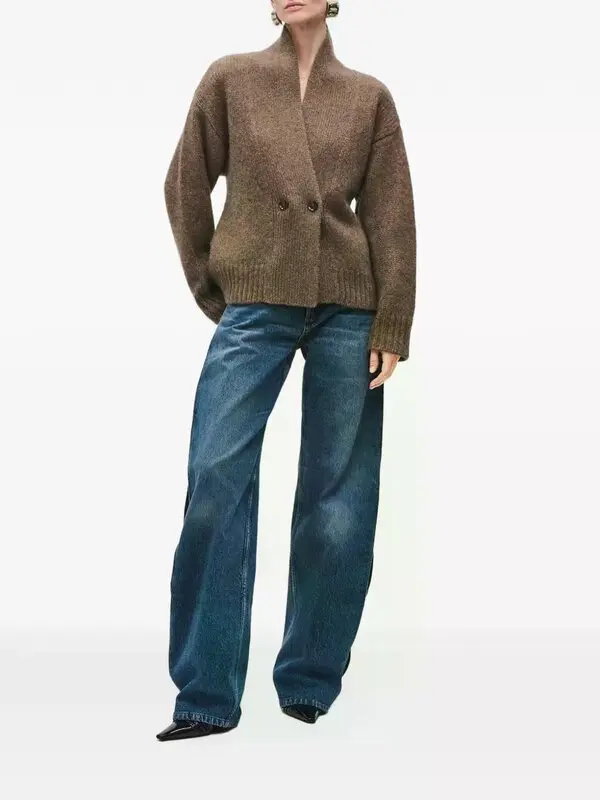 Brandon Maxwell Lowen Double-breasted Cardigan