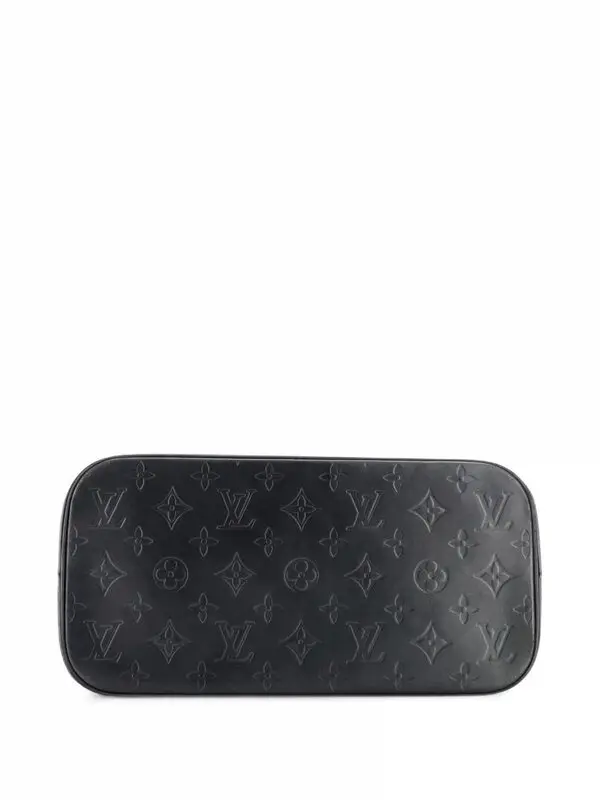 LOUIS VUITTON Mat Stockton Handbag Monogram Vernis Tote Bag - Grey