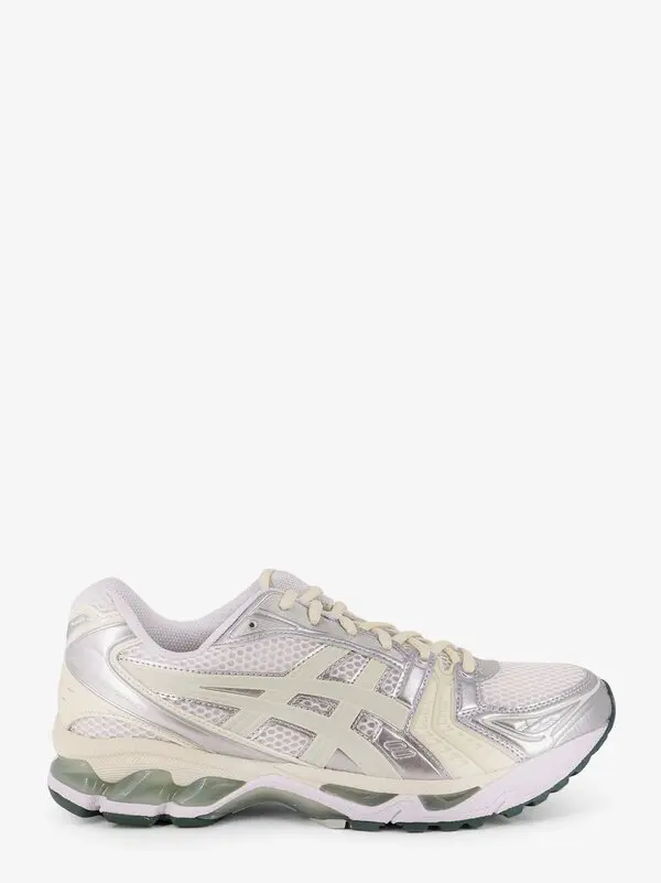 Asics Gelkayano 14 Mesh Sneakers With Contrasting Profiles - Silver