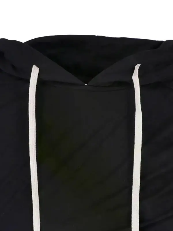 Rick Owens Drawstring Cropped Hoodie
