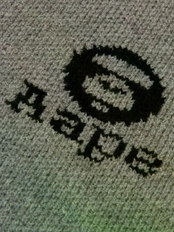 AAPE BY *A BATHING APE Logo-intarsia Crew-neck Sweater