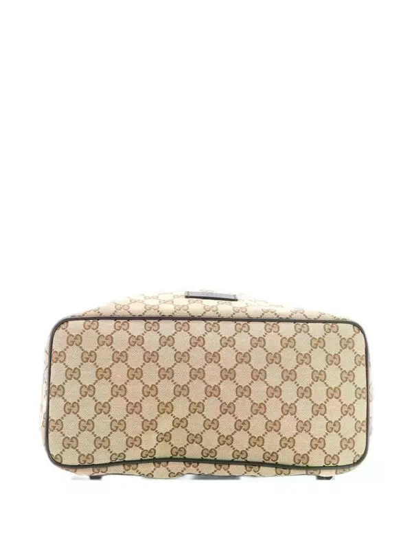 Gucci Drawstring Gg Canvas Medium Backpack
