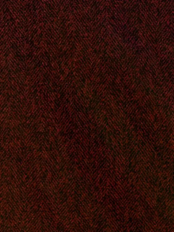 Faliero Sarti Resky Herringbone-pattern Frayed-edge Scarf