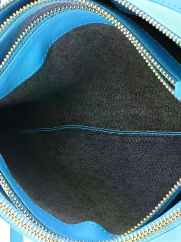 Celine Trio Leather Large Crossbody Bag - Blue