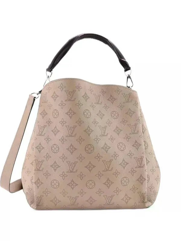 LOUIS VUITTON Babylone Handbag Mahina Leather Pm Hobo Bag