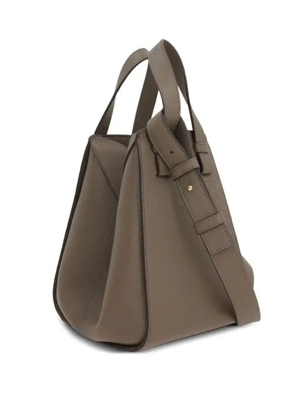 Loewe Hammock Compact Leather Handbag - Grey