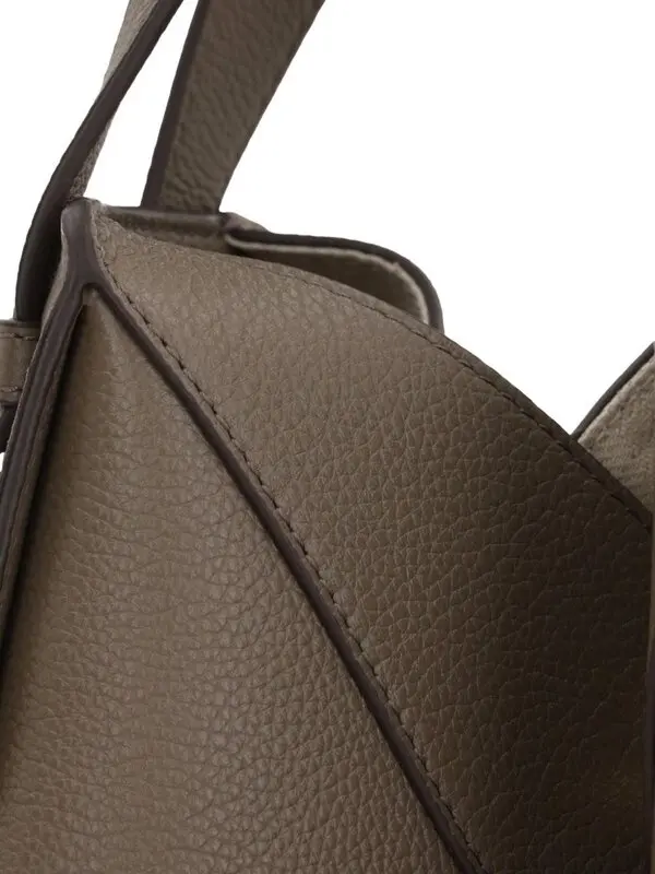 Loewe Hammock Compact Leather Handbag - Grey