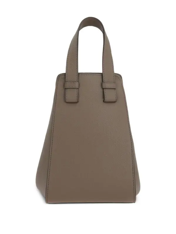 Loewe Hammock Compact Leather Handbag - Grey