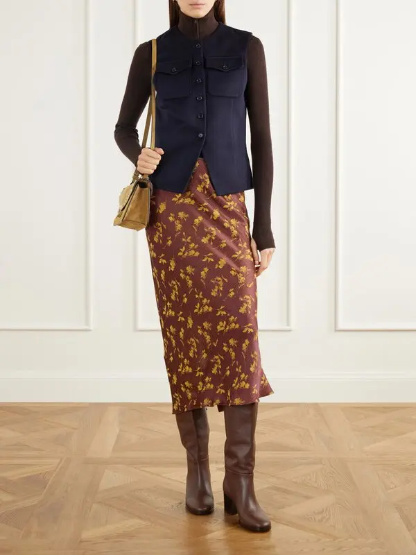 Giuliva Heritage The Lucia Wool-tweed Vest