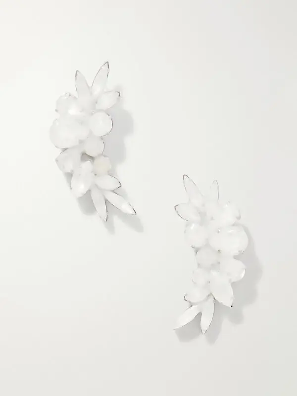 MAISON MARGIELA Antiqued -tone Earrings - Silver