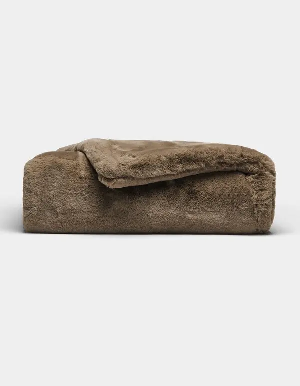 Cozy Earth Superplush Cuddle Blanket - Walnut