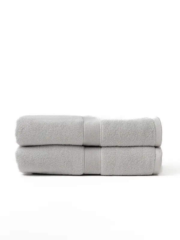 Cozy Earth Luxe Bath Sheets - Light Grey