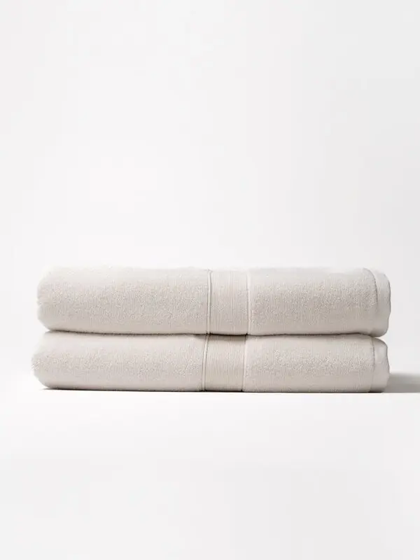 Cozy Earth Luxe Bath Sheets - Seashell