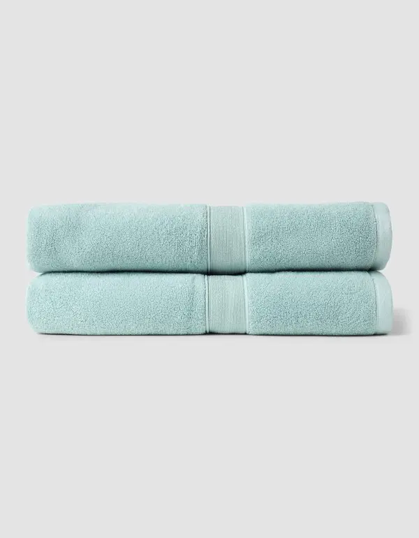 Cozy Earth Luxe Bath Sheets - Tide