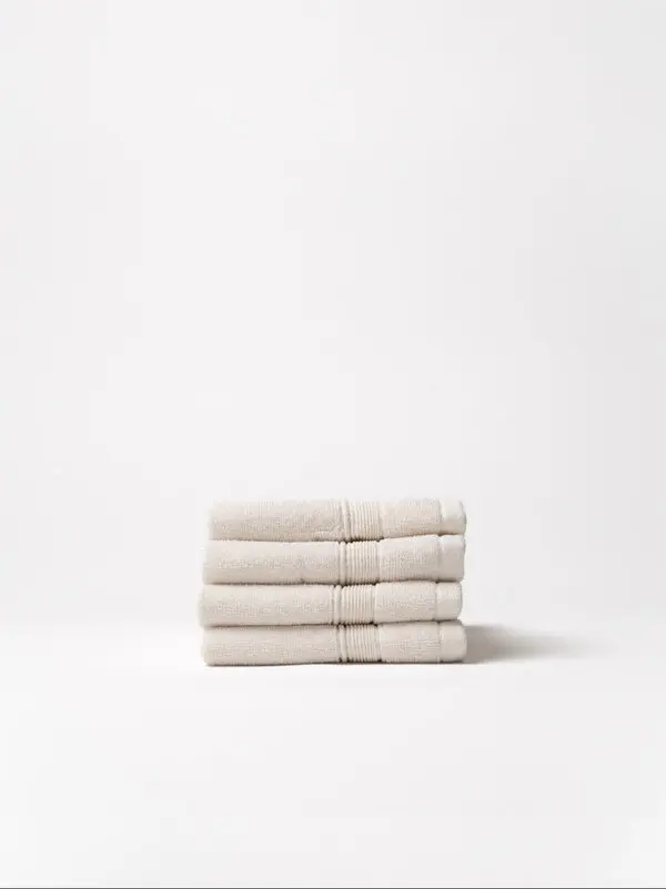 Cozy Earth Luxe Washcloths - Seashell