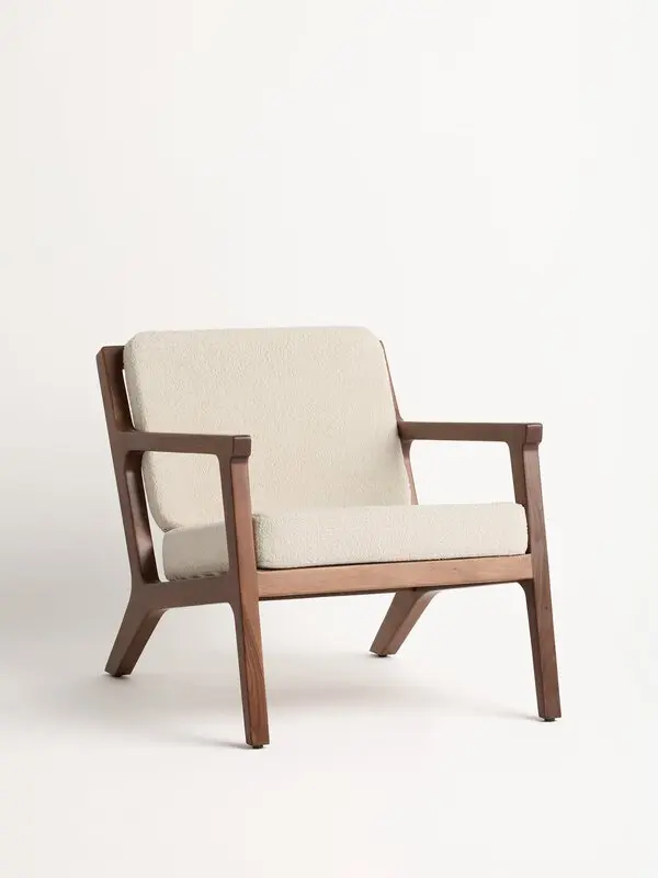 Cozy Earth Coronado Lounge Chair - Walnut