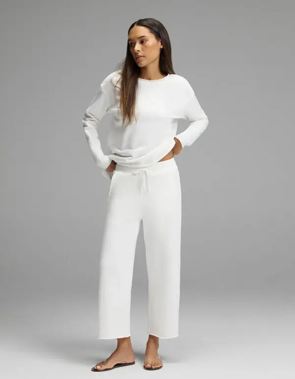 Cozy Earth Chelsea Cropped Set - Bone