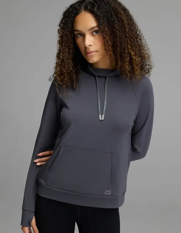Cozy Earth Brushed Bamboo Mock Neck - Graphite