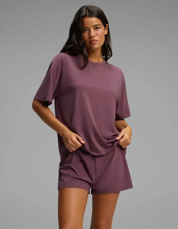 Cozy Earth First Layer Pajama Short Sleeve T-shirt - Fig