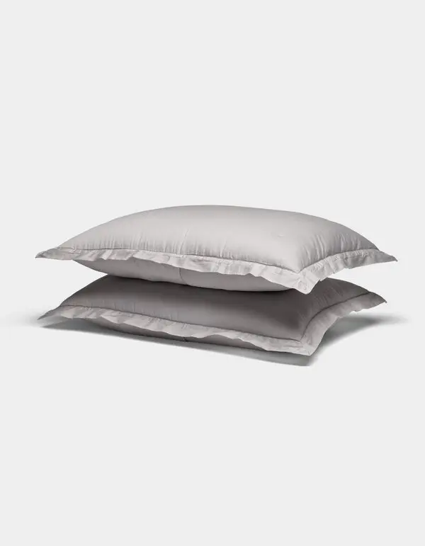 Cozy Earth Soft-wash Cotton Shams - Dew