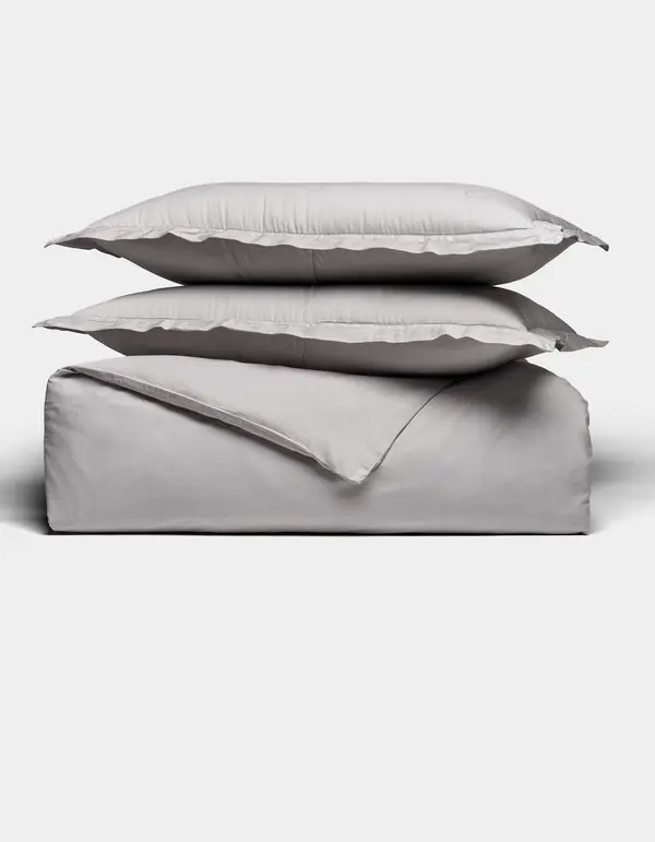 Cozy Earth Soft-wash Cotton Duvet Set - Dew