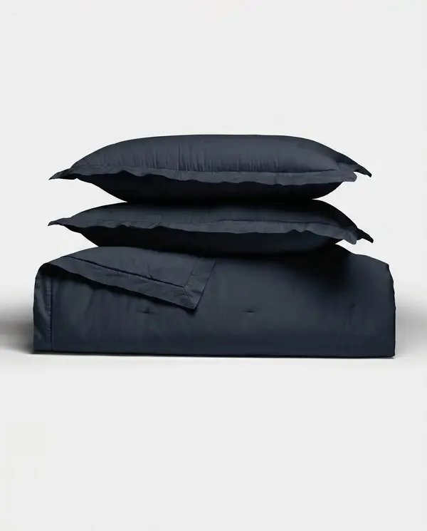 Cozy Earth Soft-wash Cotton Quilt Set - Eclipse