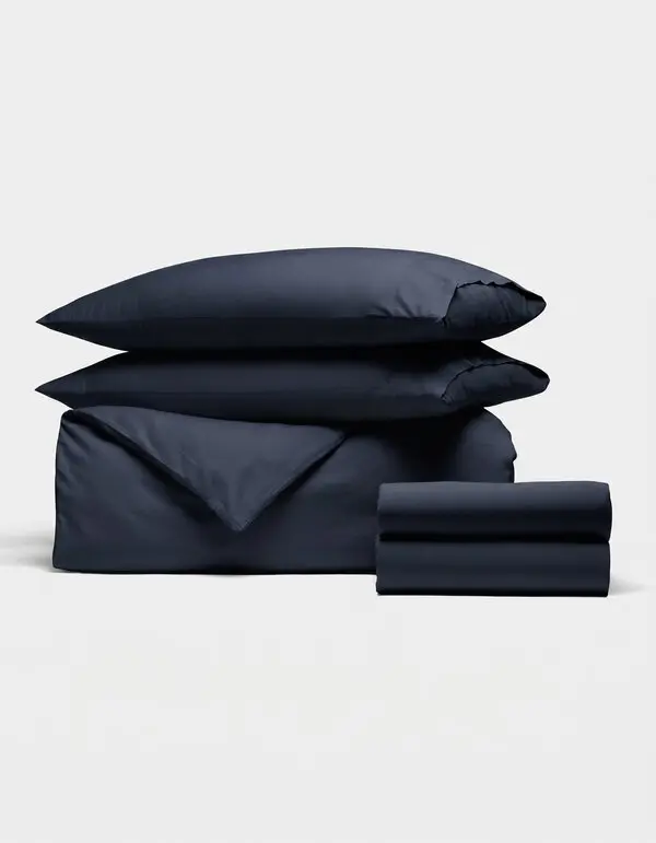 Cozy Earth Soft-wash Cotton Bedding Deluxe Bundle - Eclipse