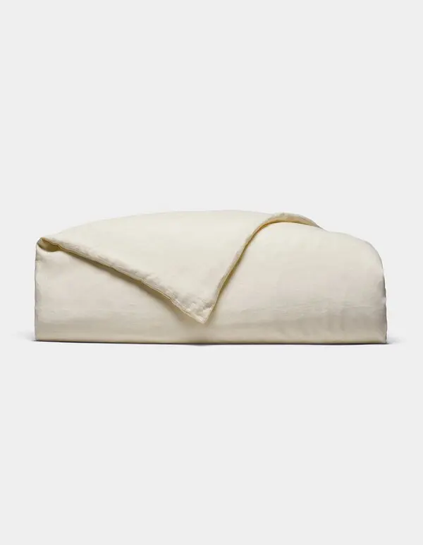 Cozy Earth Linen Duvet Cover - Mist