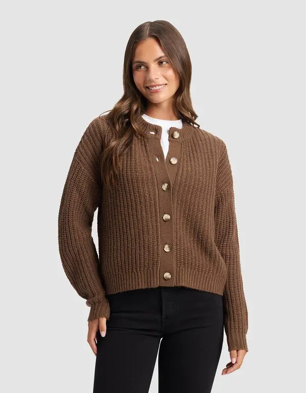 Cozy Earth Arden Cardigan - Cedar