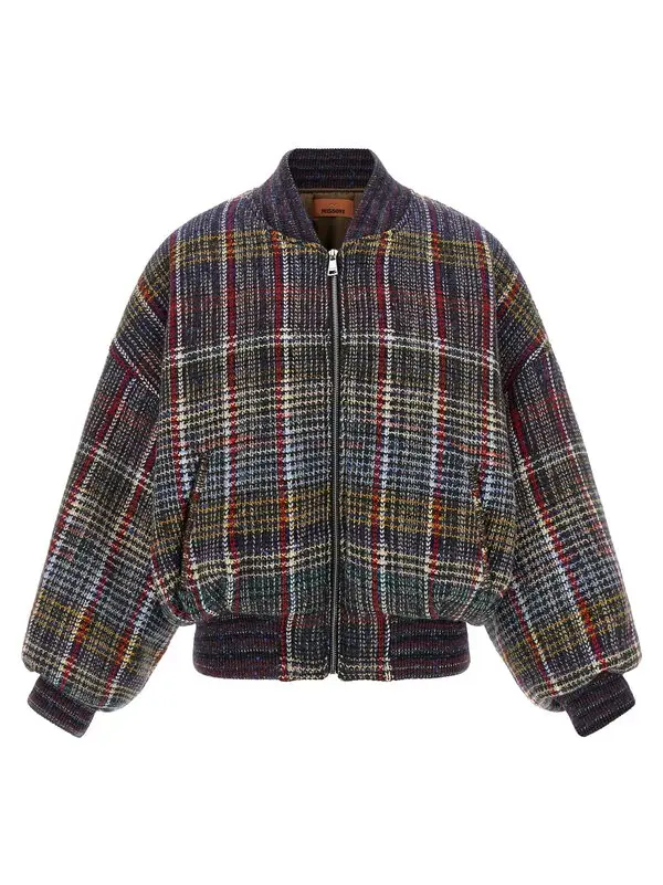 Missoni Check Pattern Bomber Jacket - Multicolor