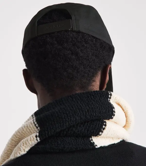 Moncler Cotton Logo Baseball Cap - Black