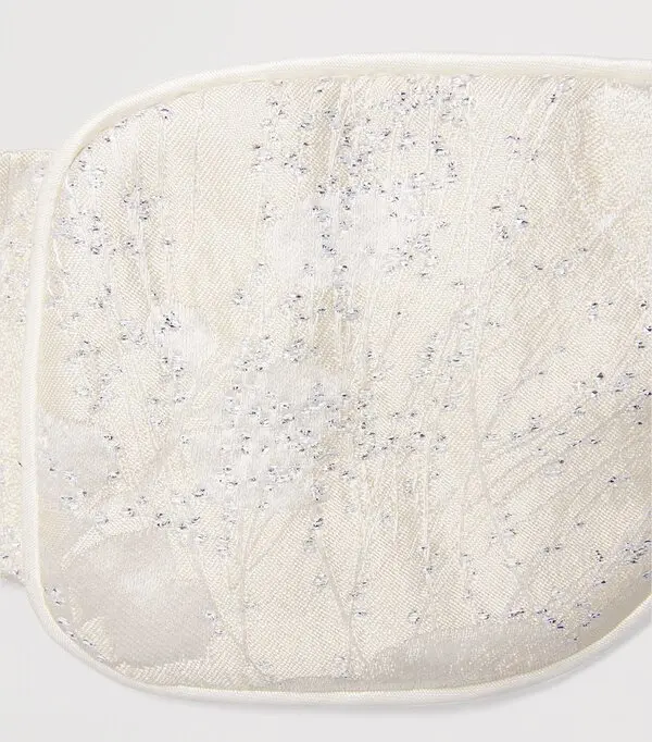 DANIEL HANSON Embellished Silk Eye Mask