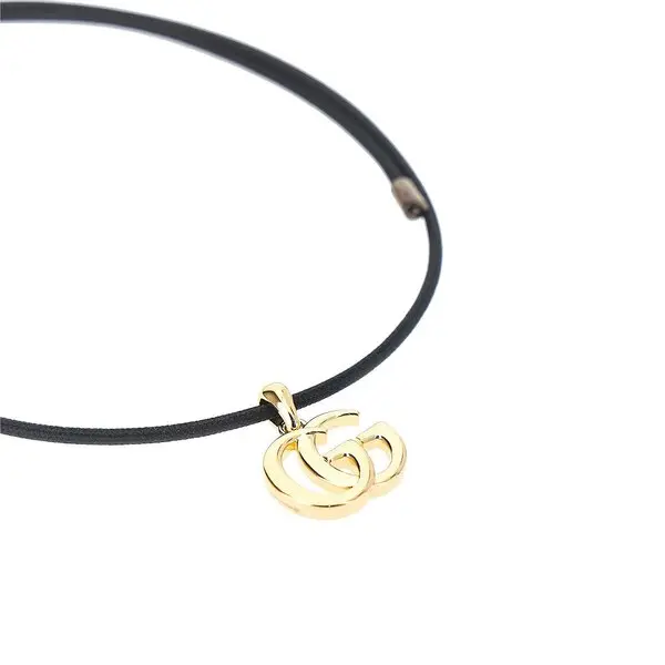 Gucci Gg Marmont' Magnetic Cord Necklace