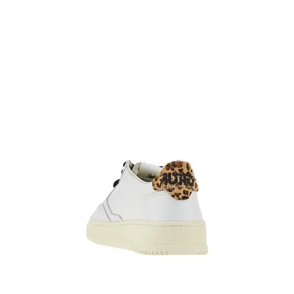 AUTRY Medalist Low' Leather Sneakers - White
