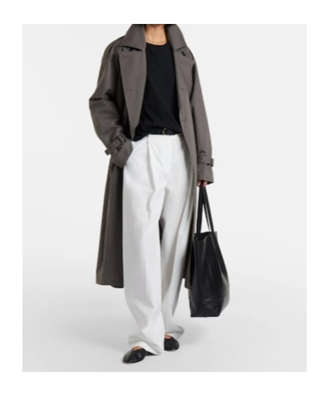 TOTEME Double-breasted Cotton-blend Trench Coat