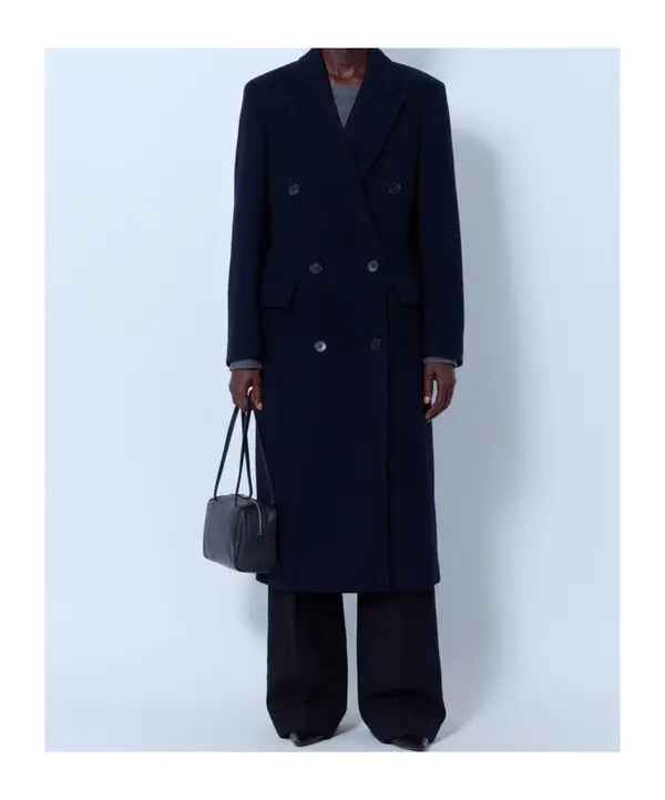 THE ROW Bamira Double-breasted Wool Coat