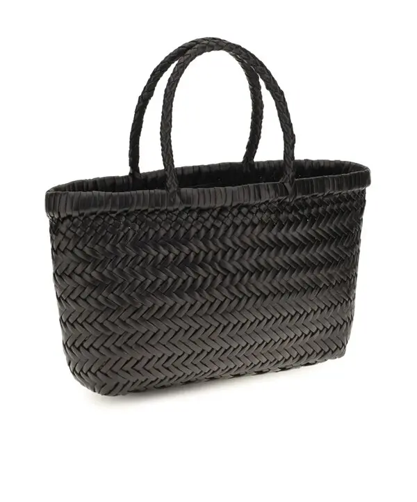 Dragon Diffusion Mini Gora Woven Leather Tote Bag