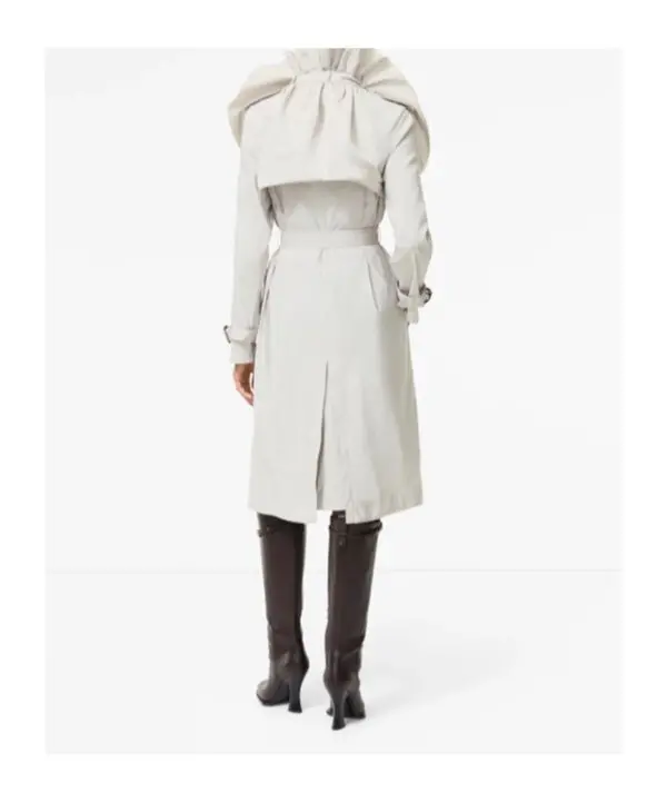 Burberry Long Faille Clare Trench Coat