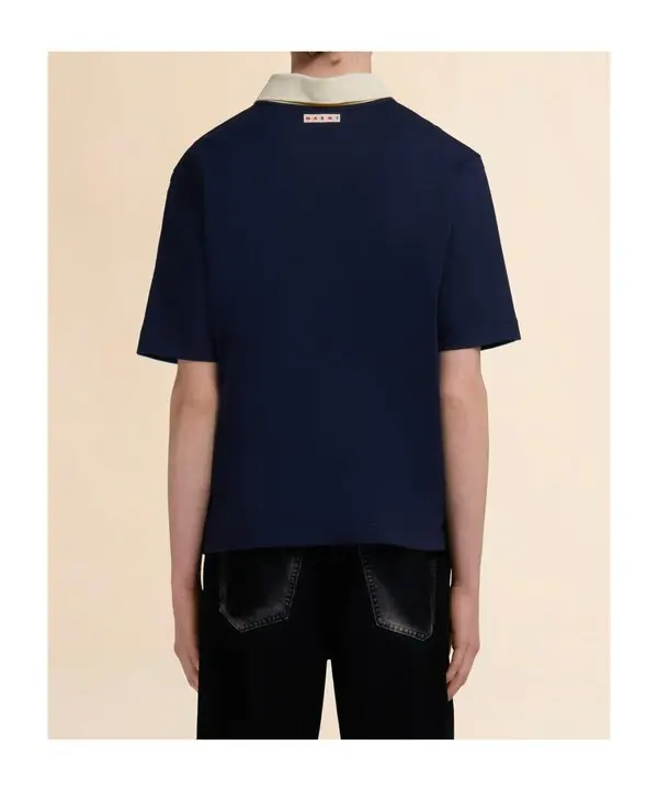 Marni Short-sleeved Striped Polo Shirt